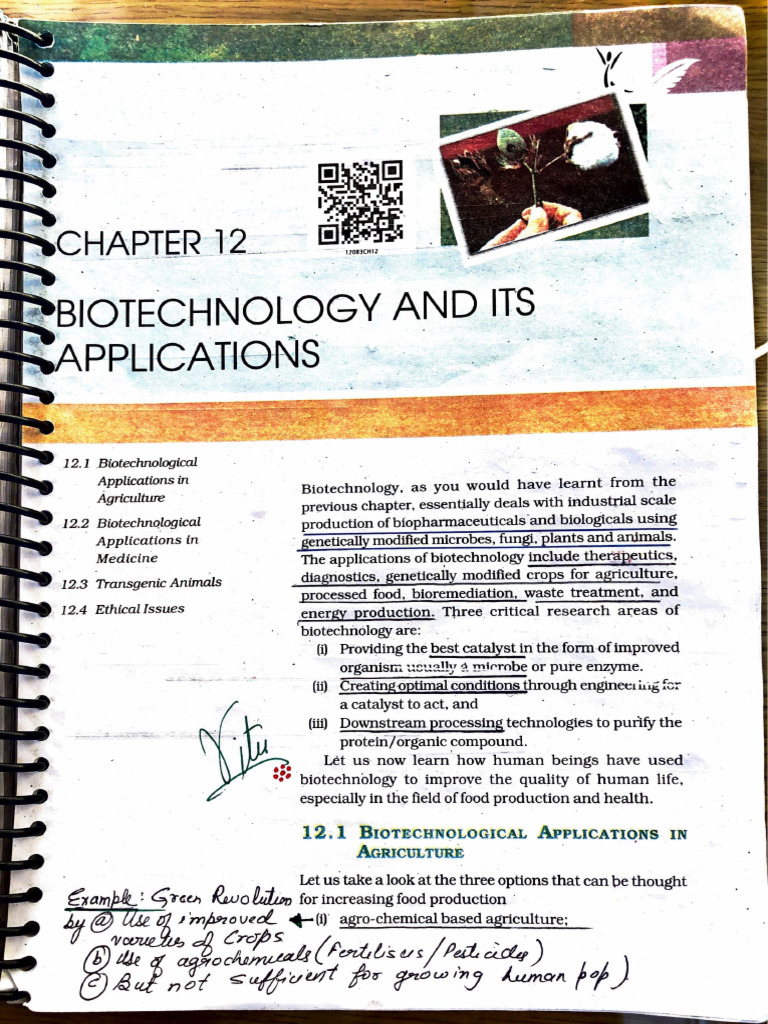 Biotech - Applications Full Chapter | PDF | Biotechnology | Genetic ...