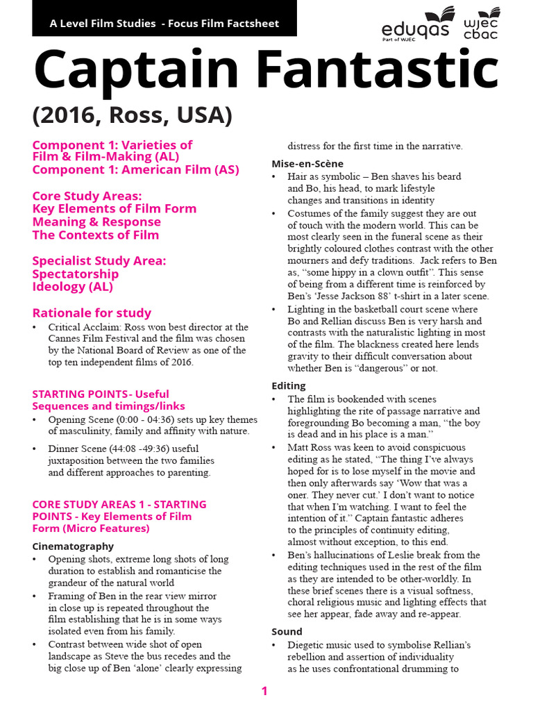 Captain-Fantastic Resource | PDF