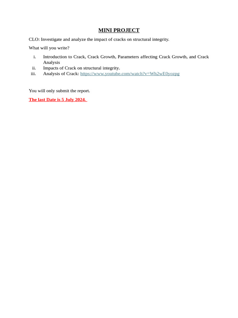 Mini Project 1 | PDF