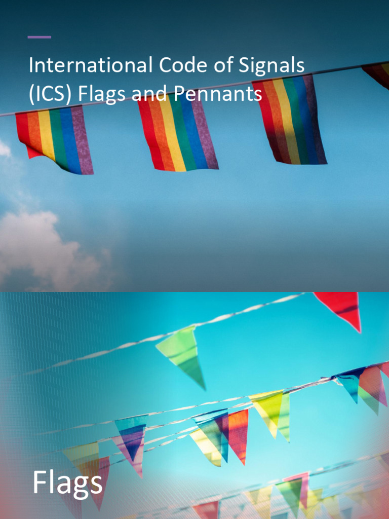 ICS Flags and Pennants With Images | PDF | Shipping | Ships