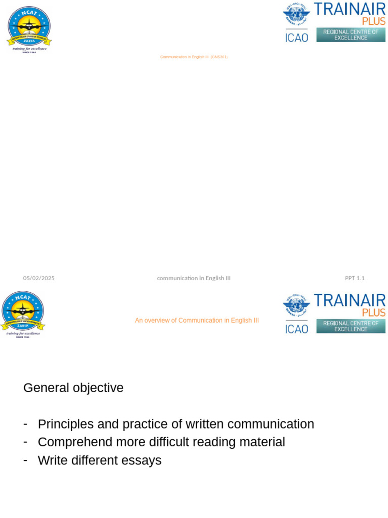 Communication in English III | PDF | Essays | Human Communication