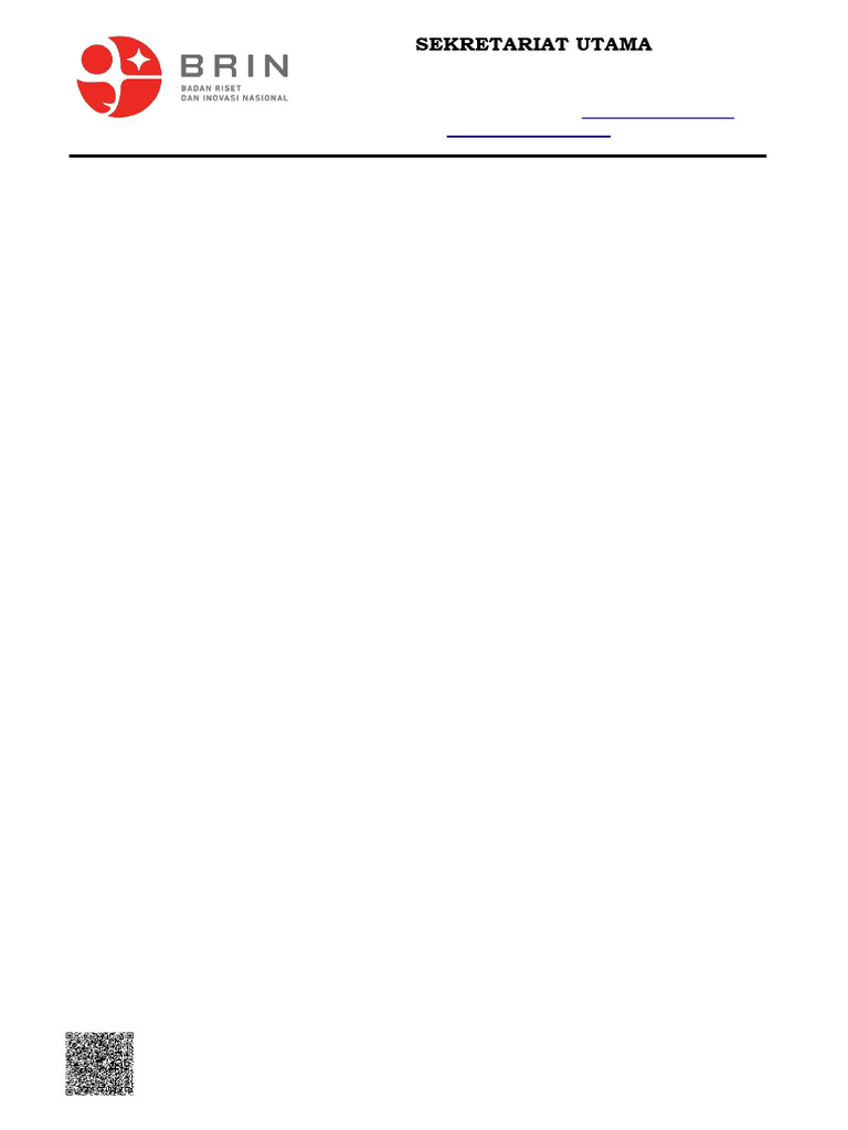 Organisasi BRIN | PDF