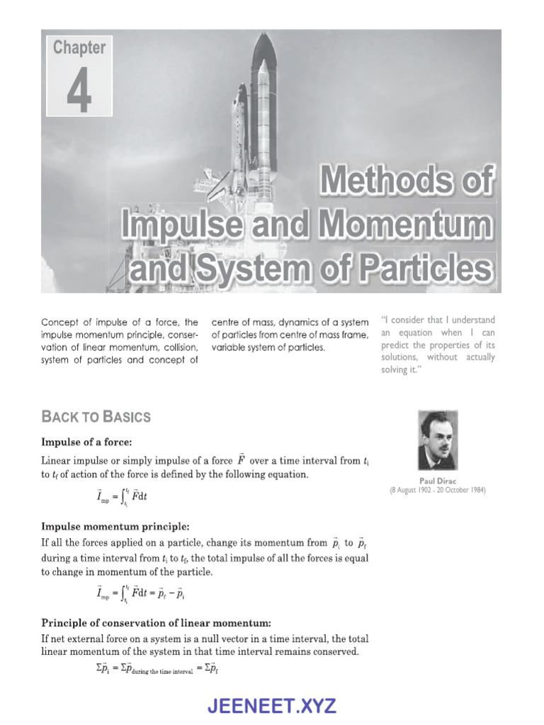 Impulse and Momentum | PDF | Physics | Theoretical Physics