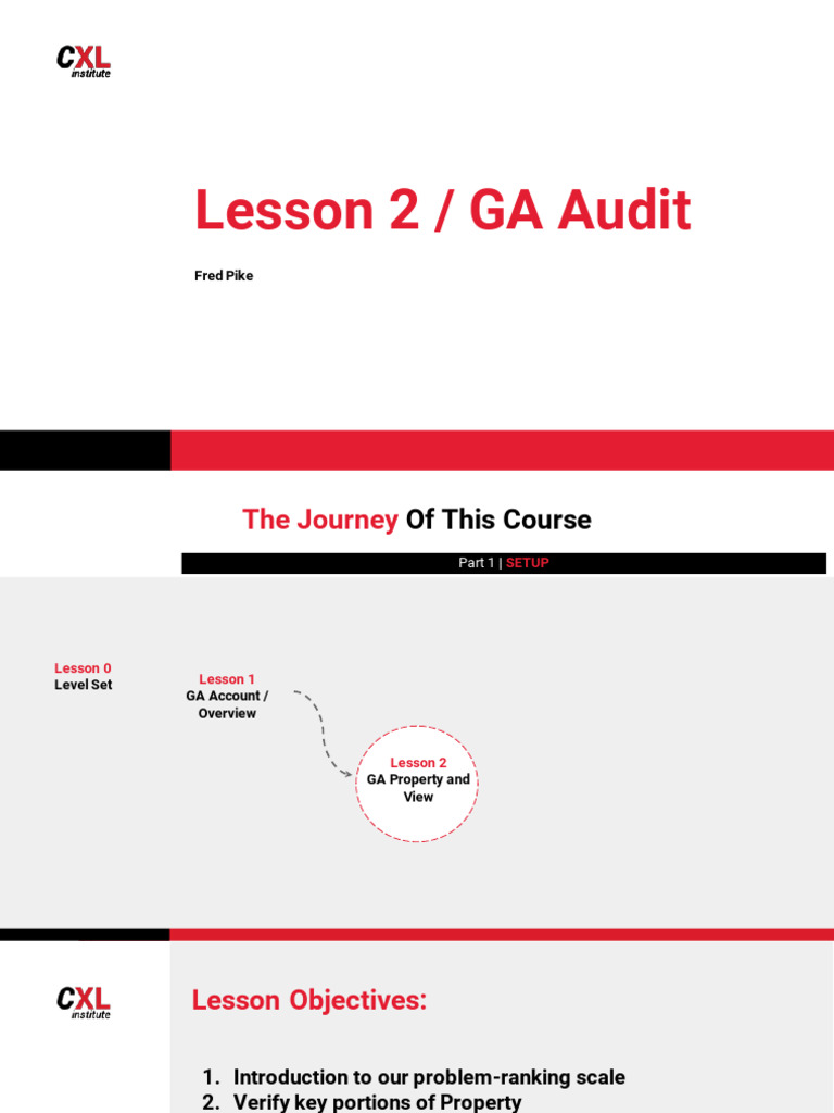 Lesson 2 GA Audit Property and View | PDF