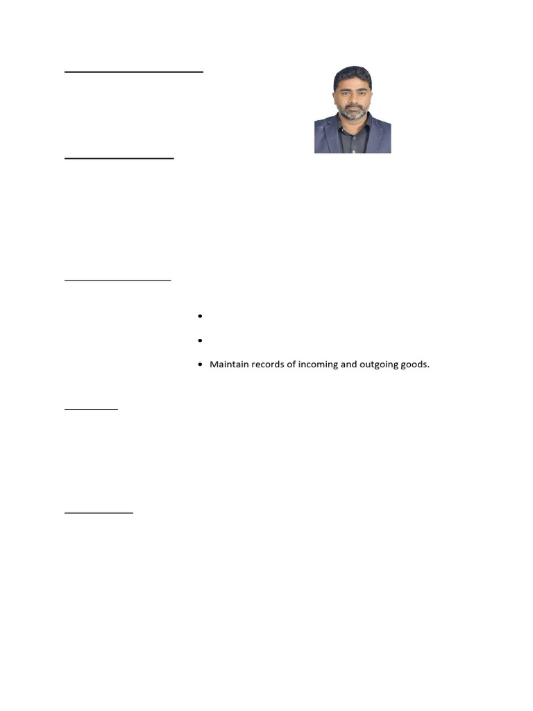 CV Template | PDF