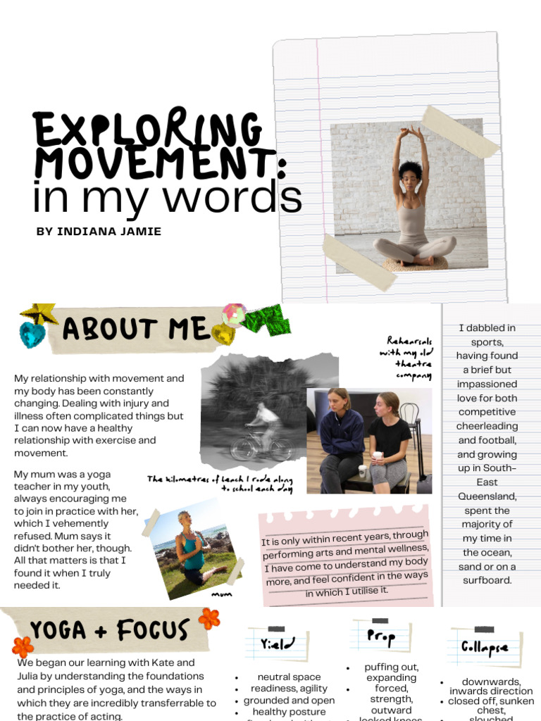 Exploring Movement in My Words | PDF