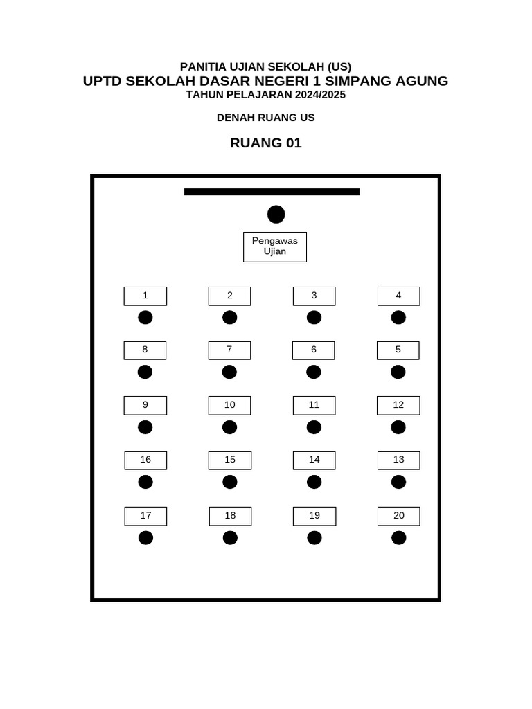 Denah Duduk 2024 | PDF