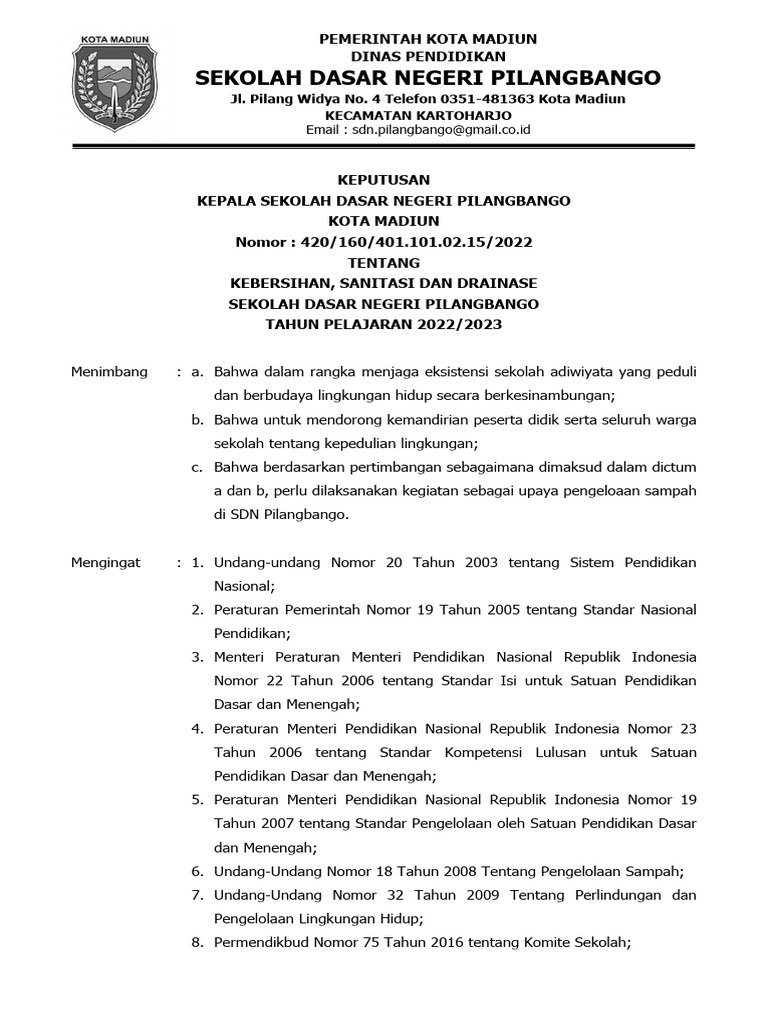 3. SK Pokja dan SOP | PDF