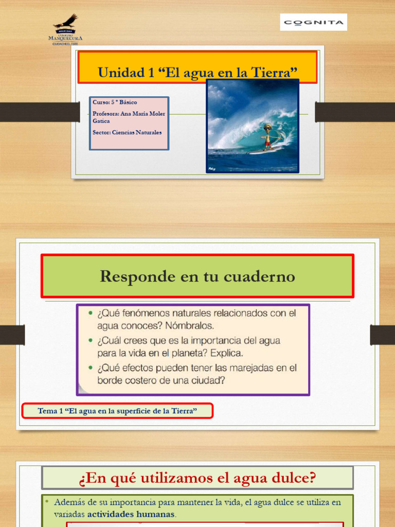 Repaso 5° Características de Los Océanos y Lagos | PDF | Océanos | Marea