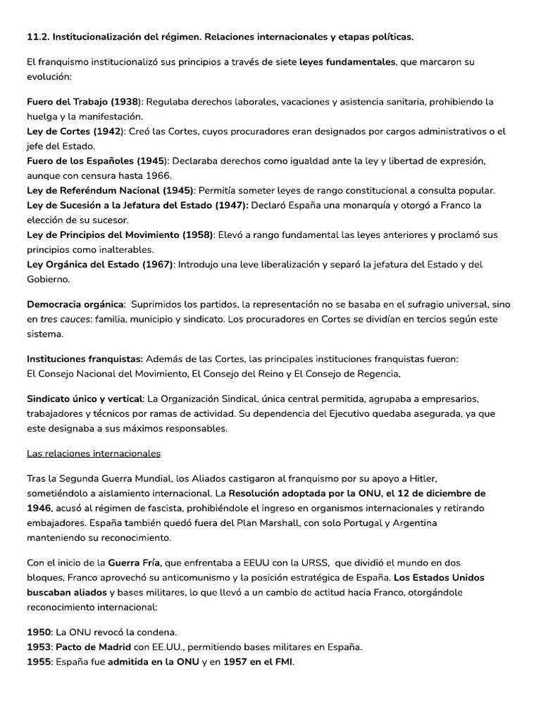 11 2 Institucionalización Del Régimen Relaciones Internacionales Y