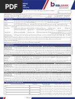 Family Banking Sign Up Form | PDF | Banks | Savings Account
