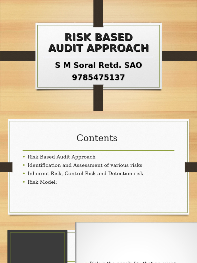Risk Based Audit Approach | PDF | Audit | Risk