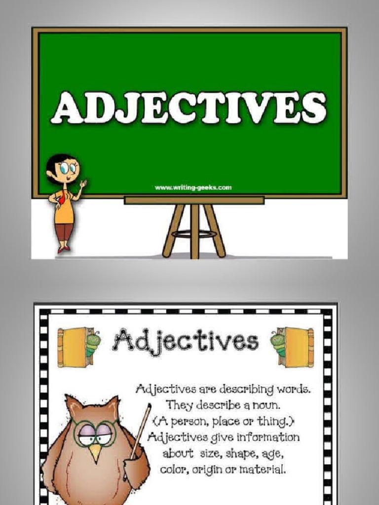 Power of Adjectives | PDF