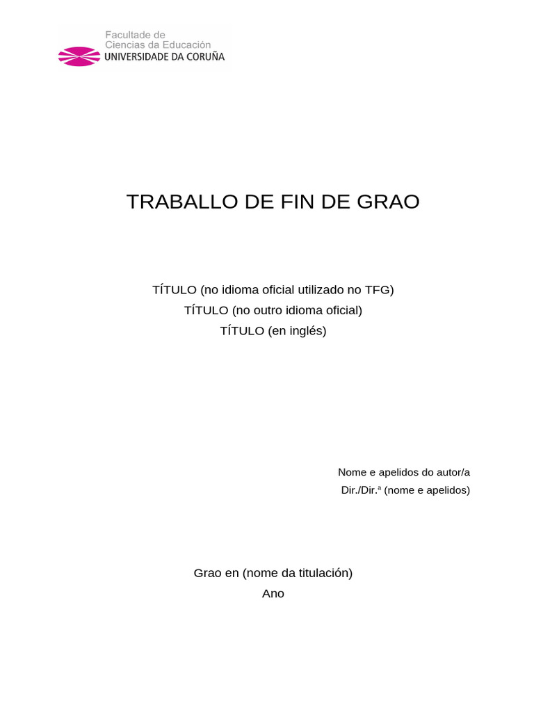 Portada Do TFG | PDF