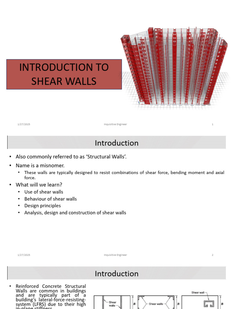 Shear Walls: Design and Analysis Guide | PDF | Civil Engineering ...