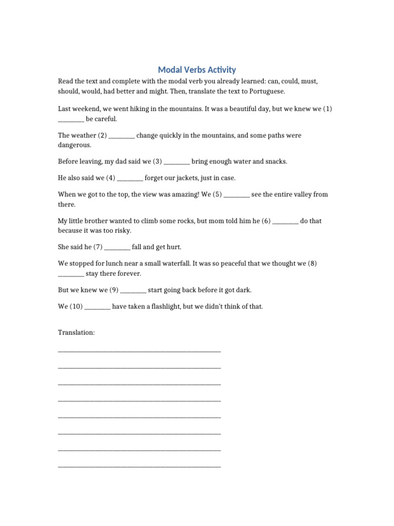Modal_Verbs_Activity | PDF