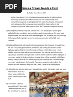 Sometimes A Dream Needs A Push | PDF