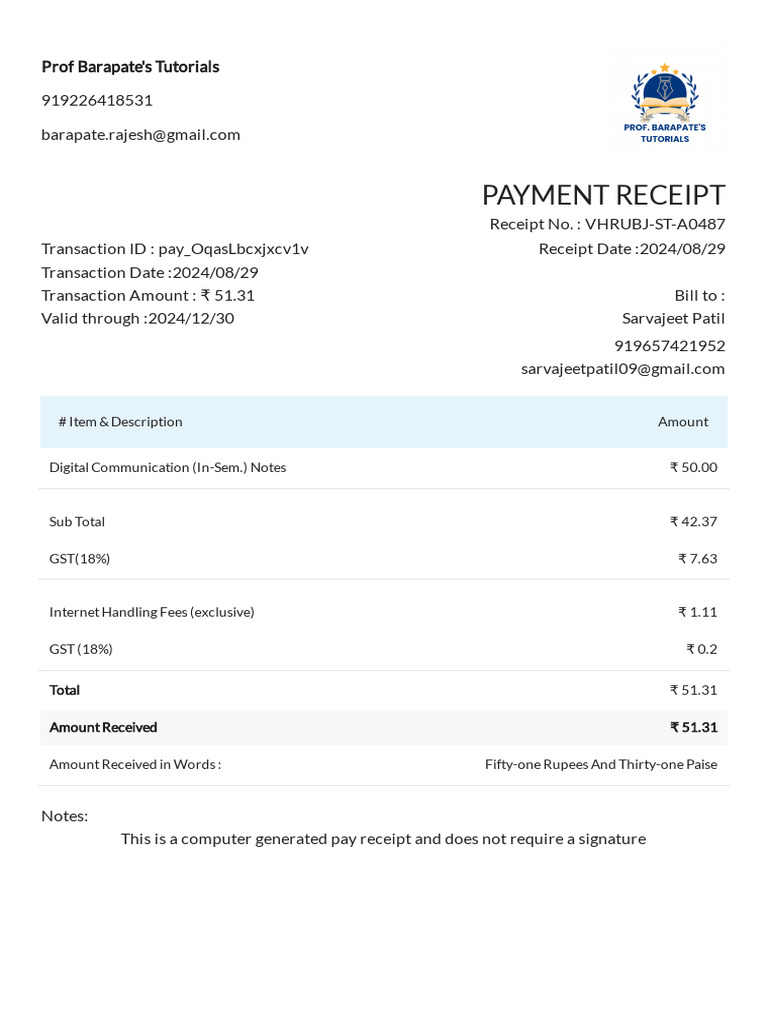 Digital Communication InSem Notes 1724908040734 | PDF