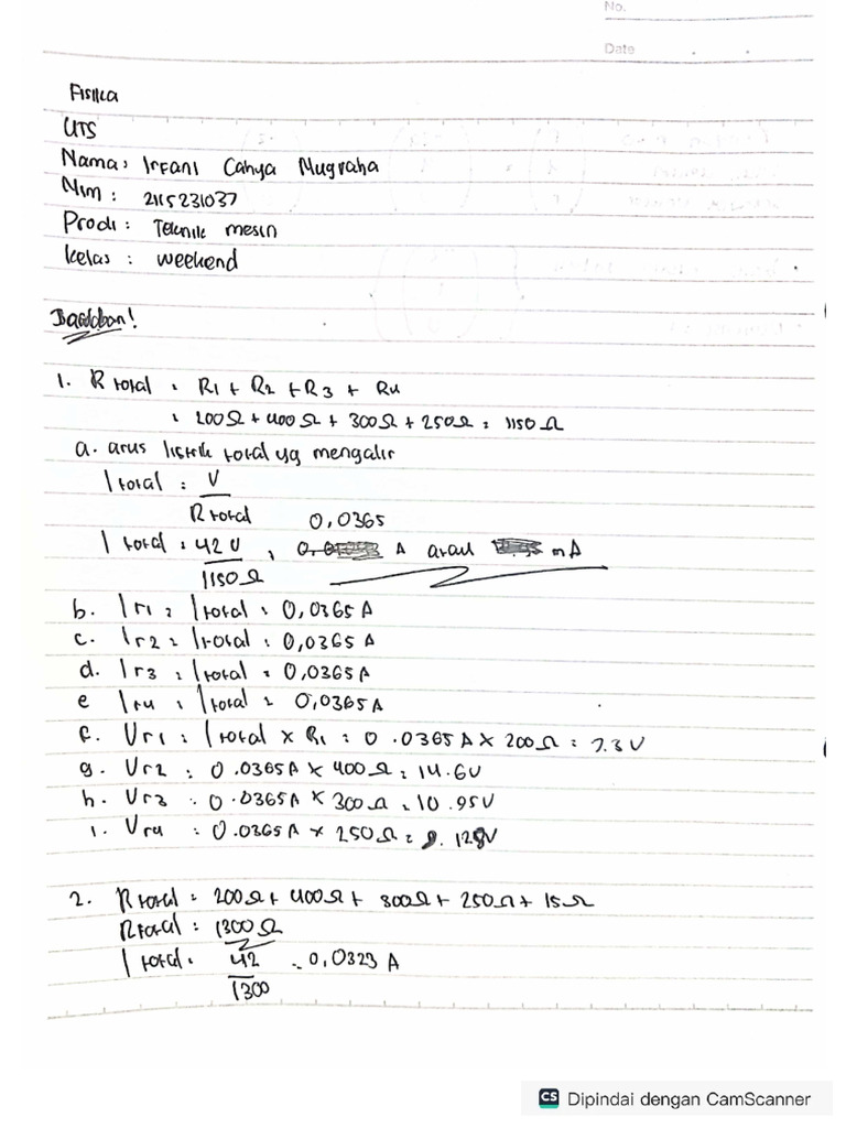 UTS Lagi Fisika | PDF