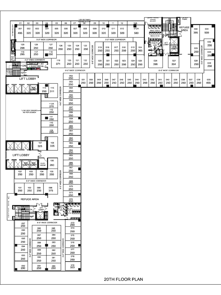 Ithum's 73 - 20th Floor Layout | PDF