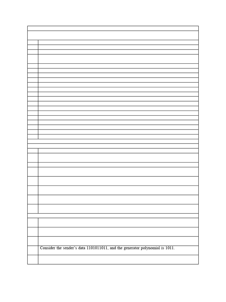 Computer Networks Question Bank Guide | PDF | Computer Network ...