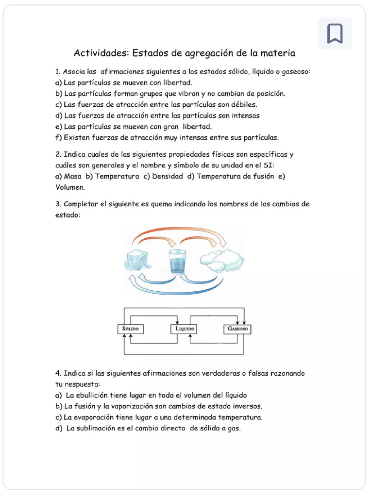 Estados de La Materia 0 | PDF