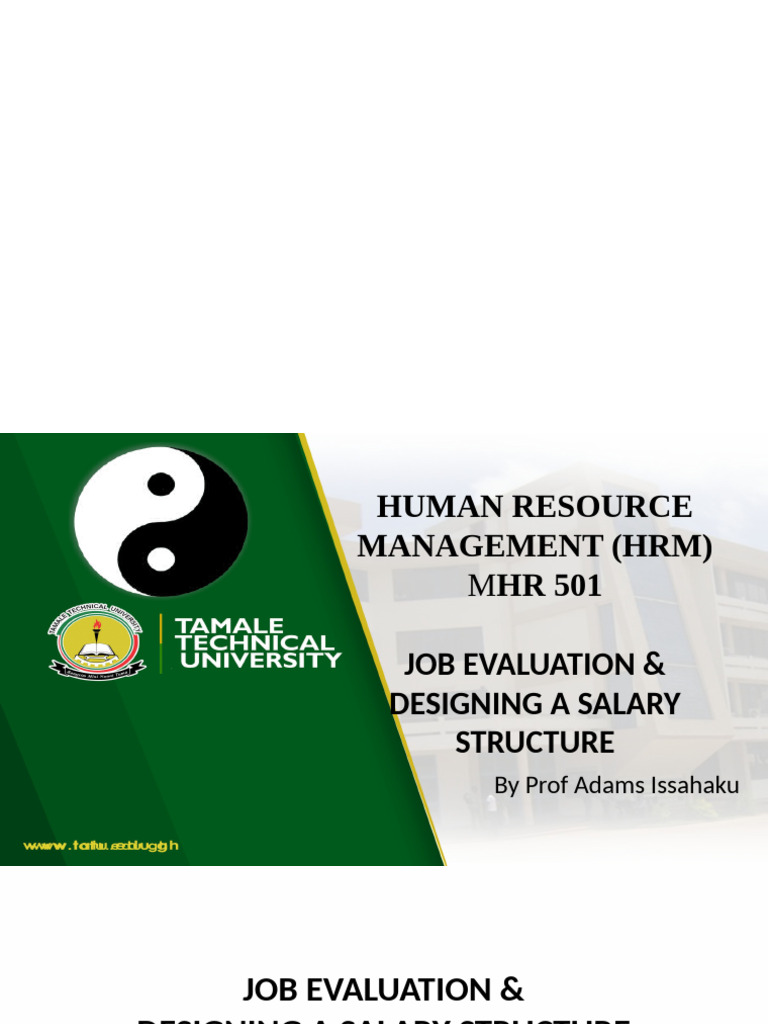 Designing Salary Structure MSC HRM L500 2025 HRM | PDF | Employment | Salary