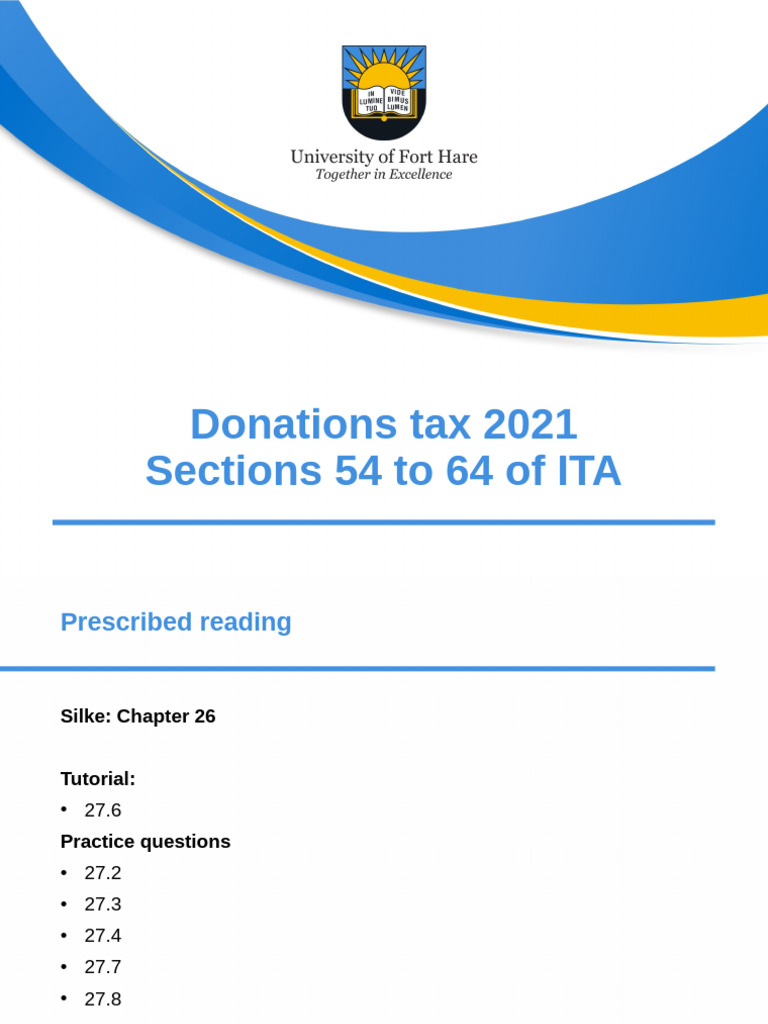 2021 Donations Tax Guide ITA Sections | PDF | Taxes | Income