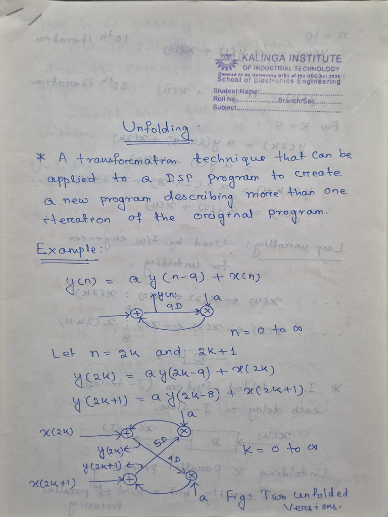 Module 2 (Unfolding) | PDF