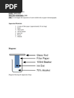 Class 12 Chemistry Chromatography Practical | PDF
