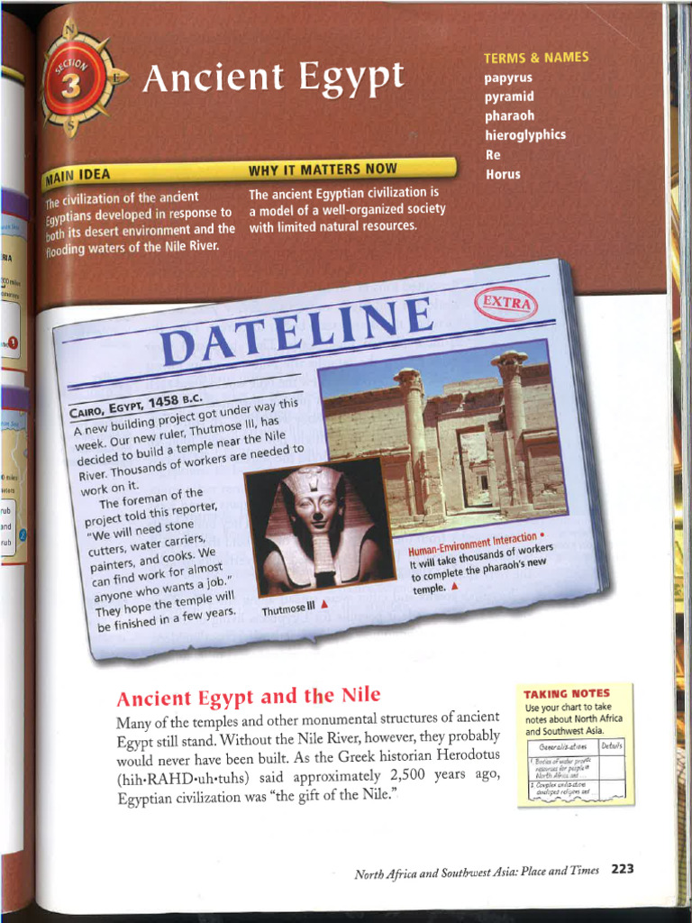 Ancient Egypt textbook | PDF