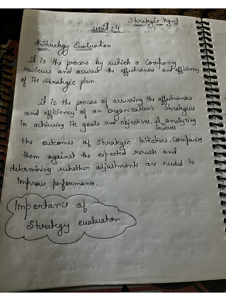 Unit 4 Strategic Management | PDF