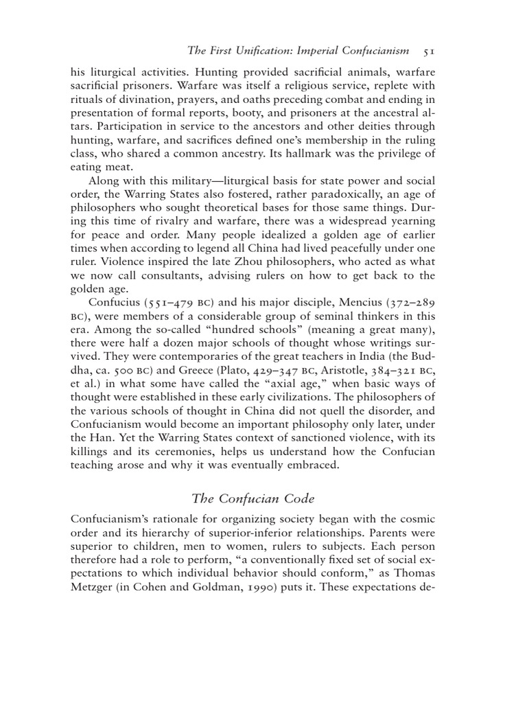 Confucian Code and Imperial Confucianism | PDF | Confucianism | Confucius