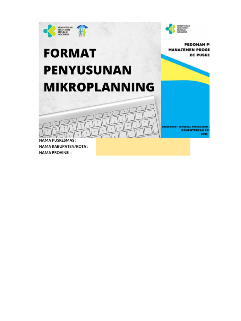 2025 FIX Microplanning Puskesmas Sumberberas | PDF