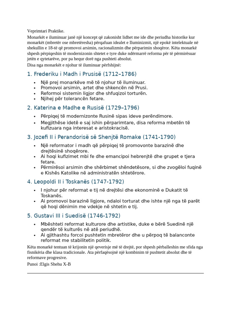 Frederiku I Madh I Prusisë (1712-1786) | PDF