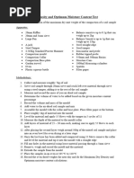MDD & OMC Test of Soil Using Modified Proctor Test | PDF | Hydrology ...