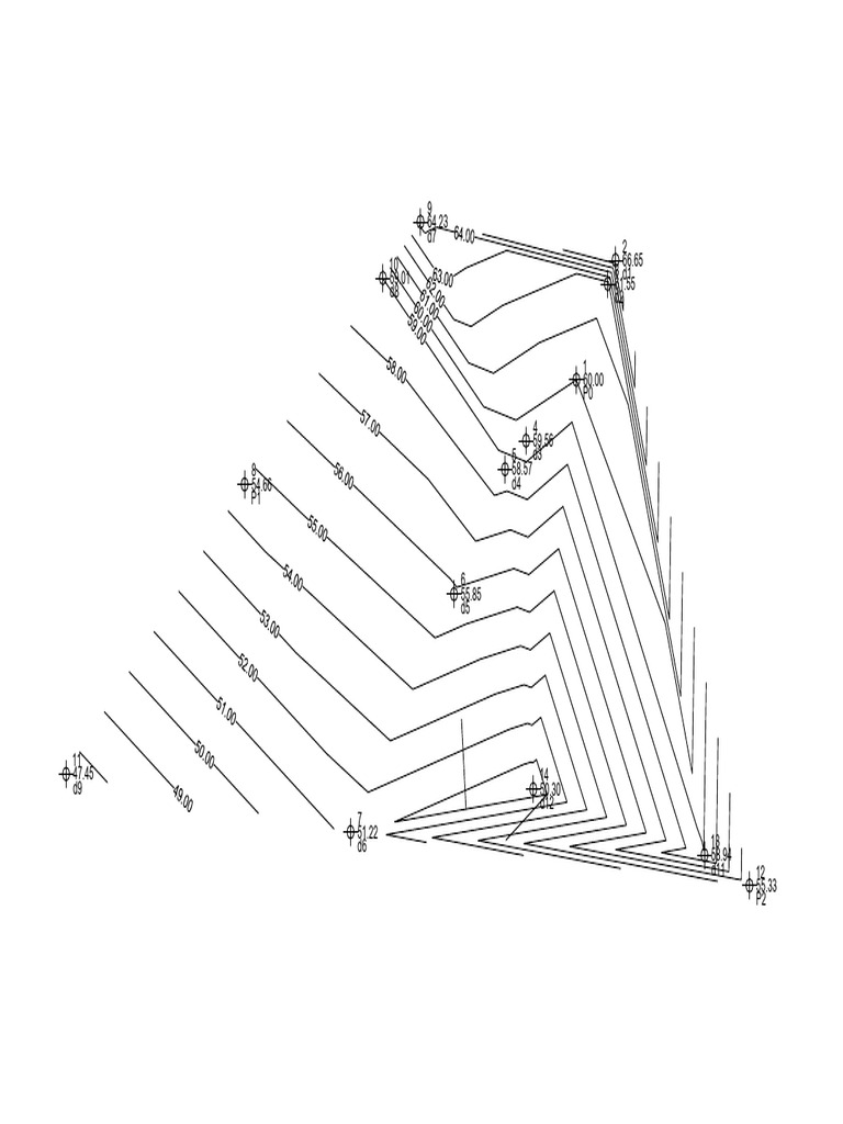 Contoh Kontur Lereng | PDF