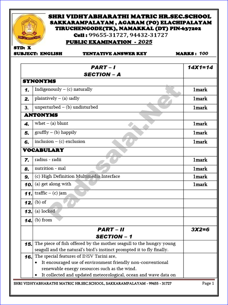 10th-English-Answer-Key-to-Public-Exam-March-2025-Question-Paper-SVB ...