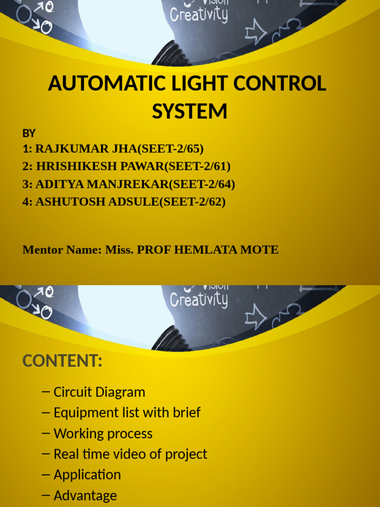 Automatic Light Control System | PDF | Bipolar Junction Transistor ...