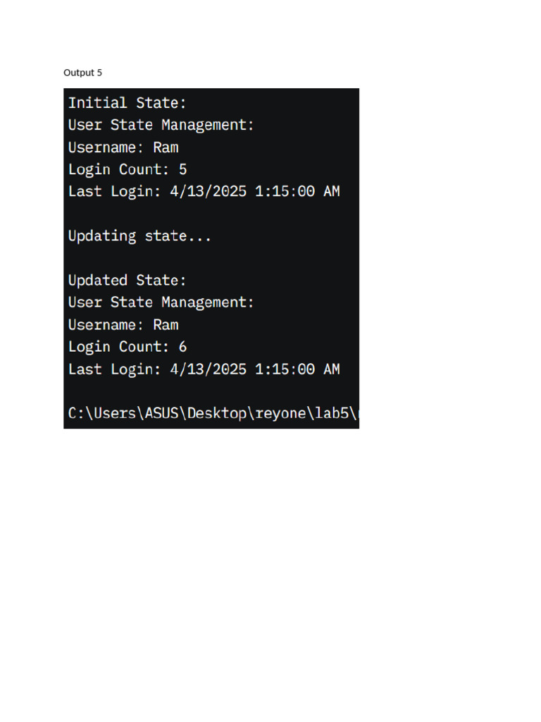 Netlab 4 Output | PDF