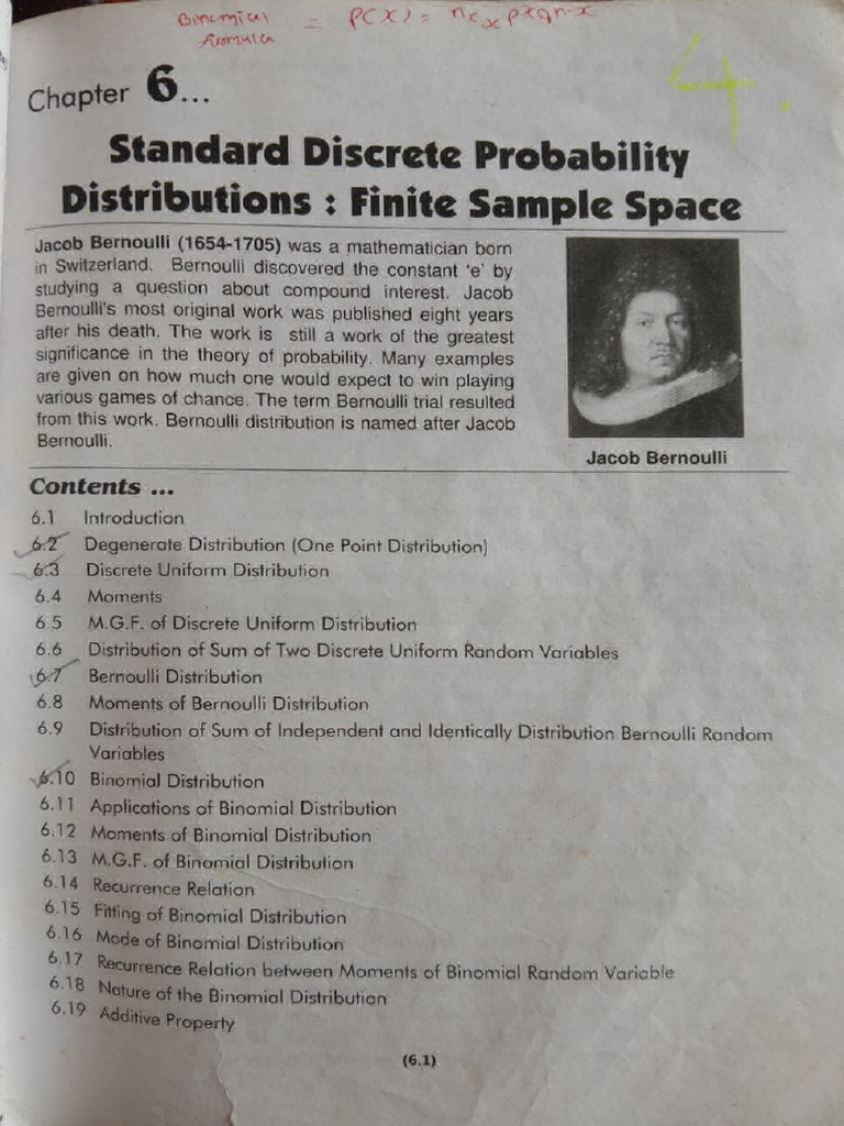 Standard Discrete Probability Distribution | PDF | Probability ...