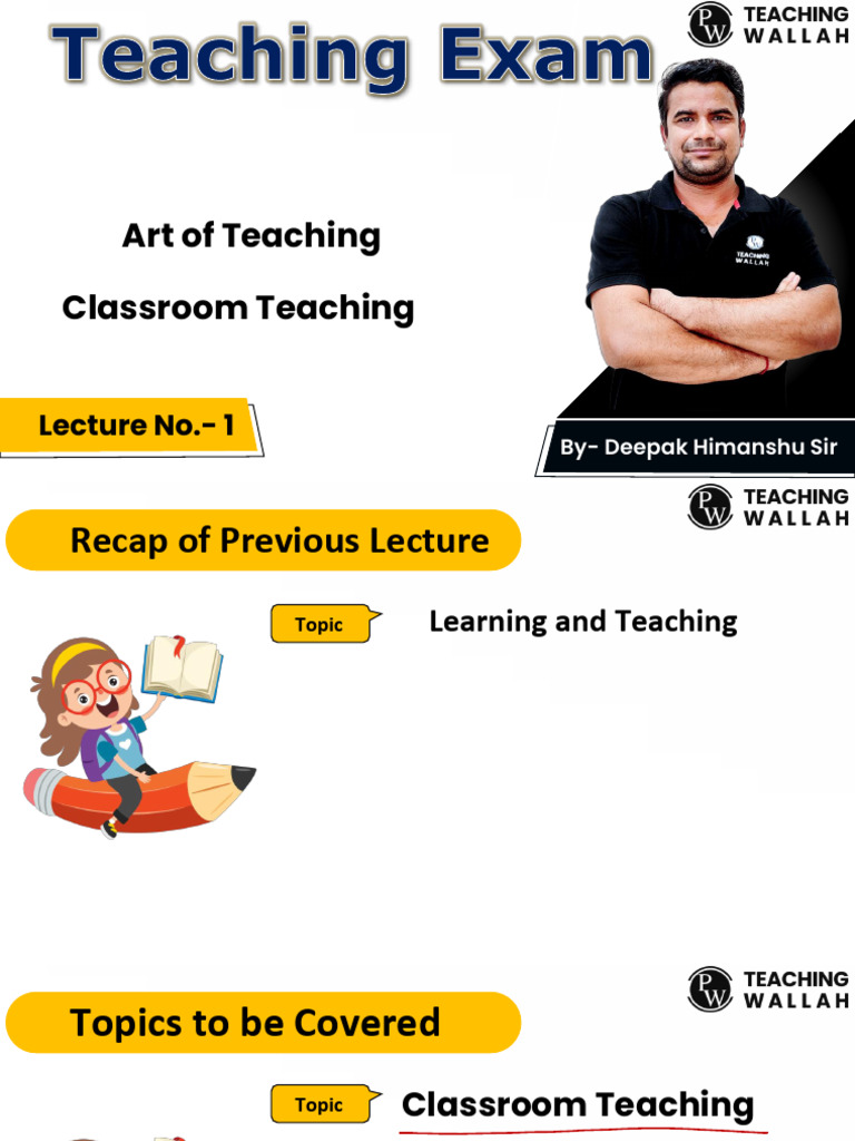 Class Room Teaching Skill | PDF