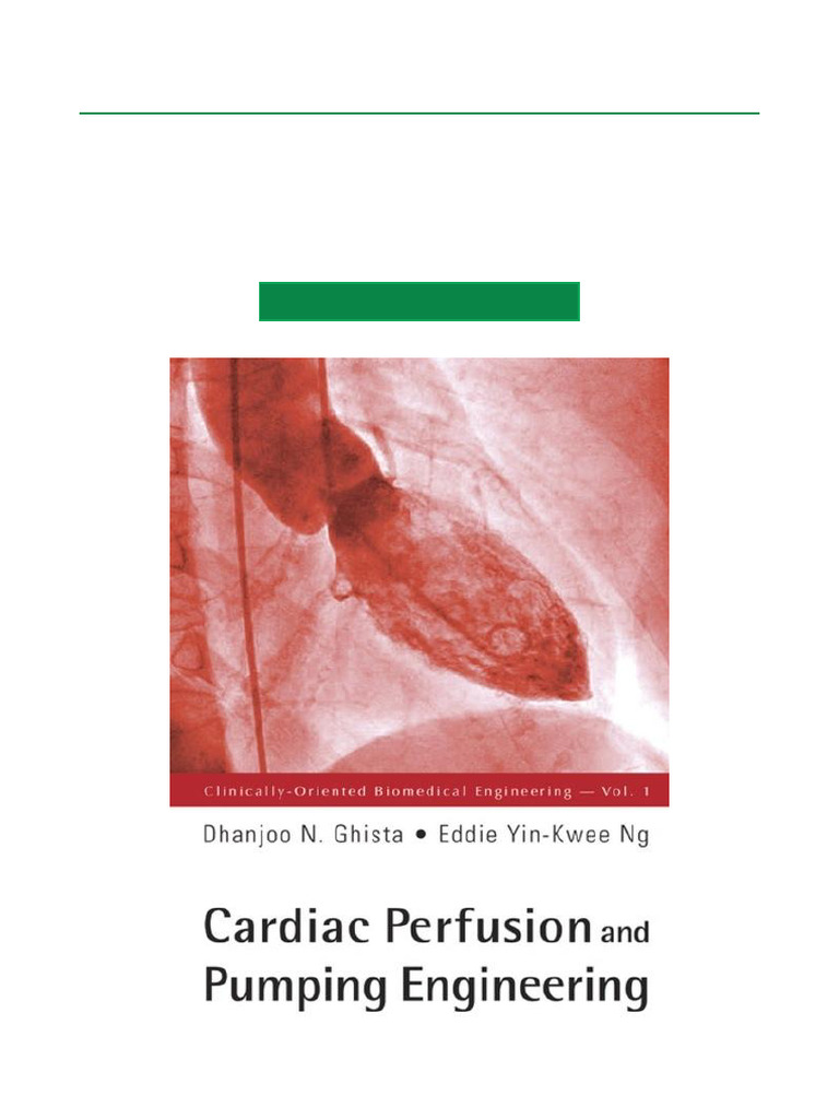 Cardiac Perfusion And Pumping Engineering full download | PDF ...