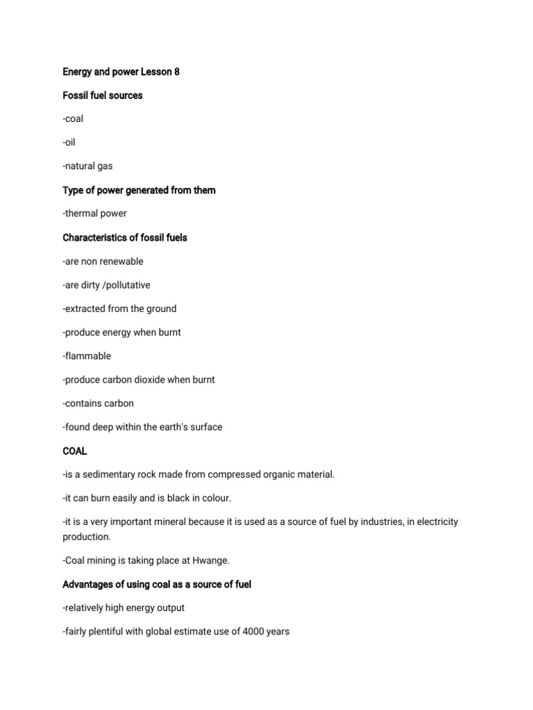 Energy and Power Lesson 8 (1) - 250417 - 075419 | PDF