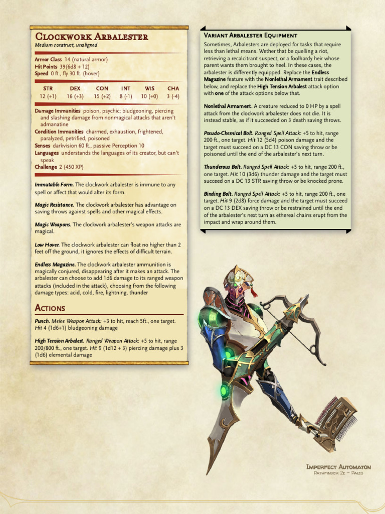 Additional Constructs | PDF | D20 System | Military Technology