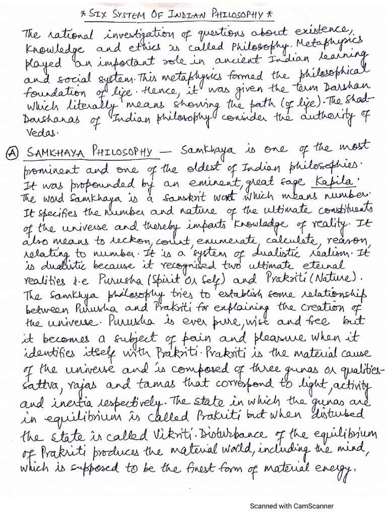 Lecture 12 - Sankhya Yoga Visheshikha Philosophy | PDF