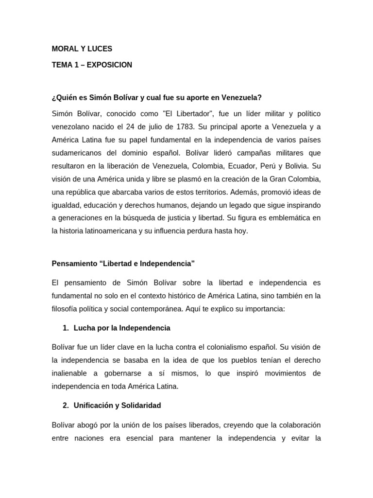 Moral y Luces1 | PDF | America latina | Derechos humanos