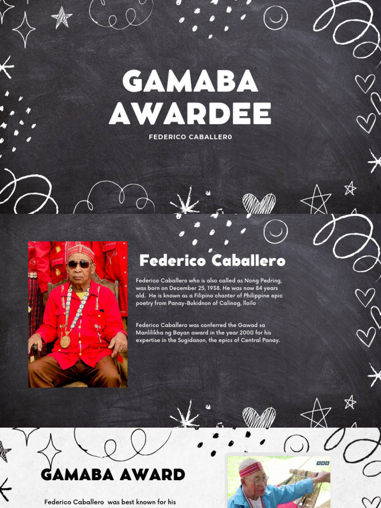 GAMABA Awardee Federico Caballero | PDF