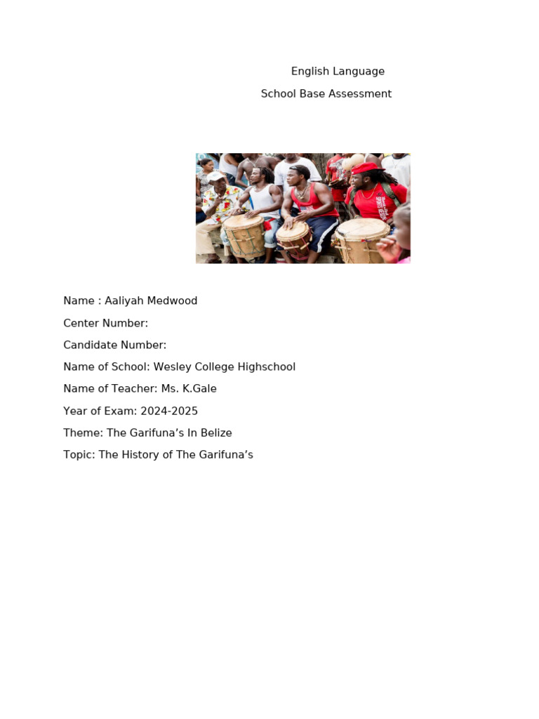 SBA Cover Page Format | PDF