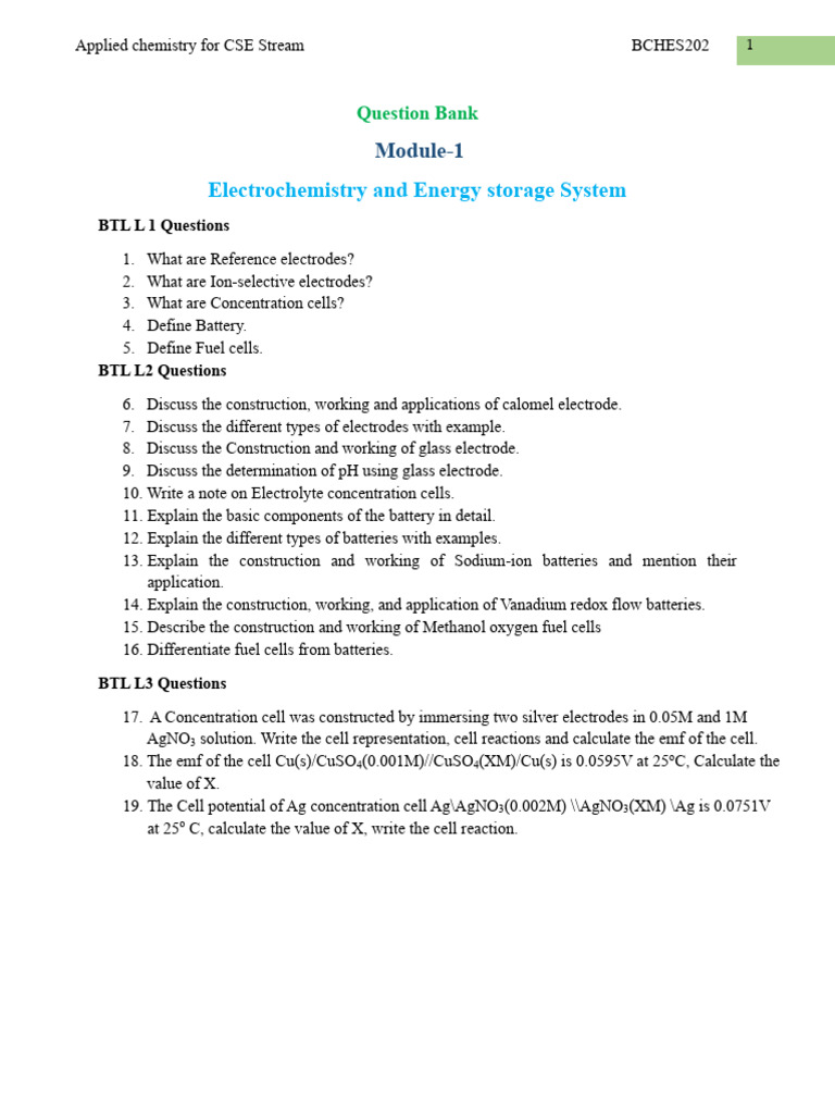 QuestionBank 34765 Content Document 20250415022838PM | PDF | Corrosion ...